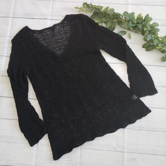 Target | Swim | Target Crochet Swimsuit Coverup Black Large | Poshmark
